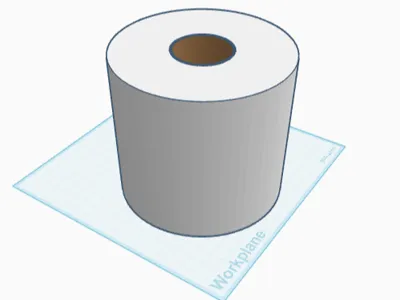 Toilet paper cup - Free 3D Print Model - MakerWorld