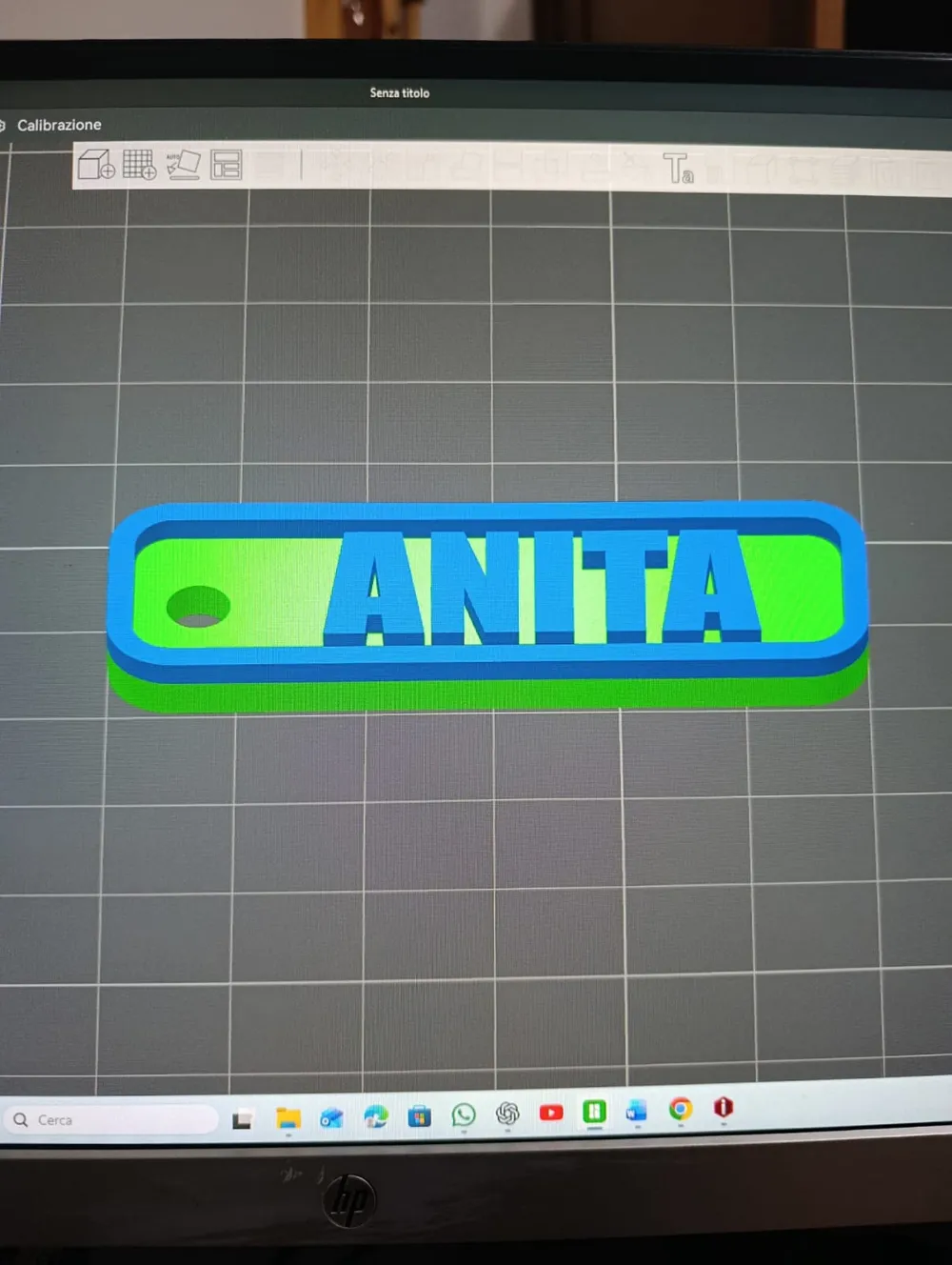 Multi-color name keychain with AMS - Free 3D Print Model - MakerWorld
