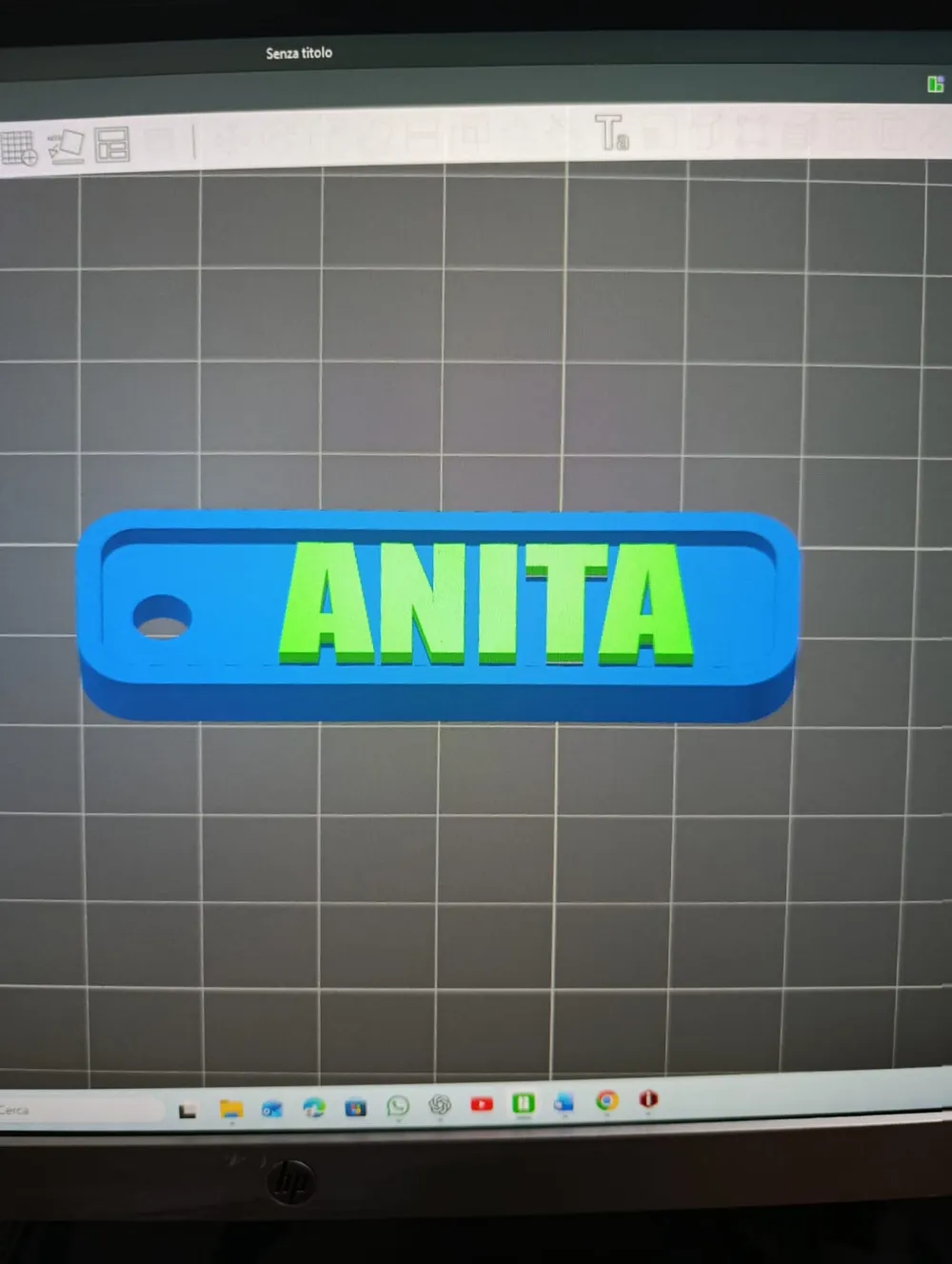Multi-color name keychain with AMS - Free 3D Print Model - MakerWorld