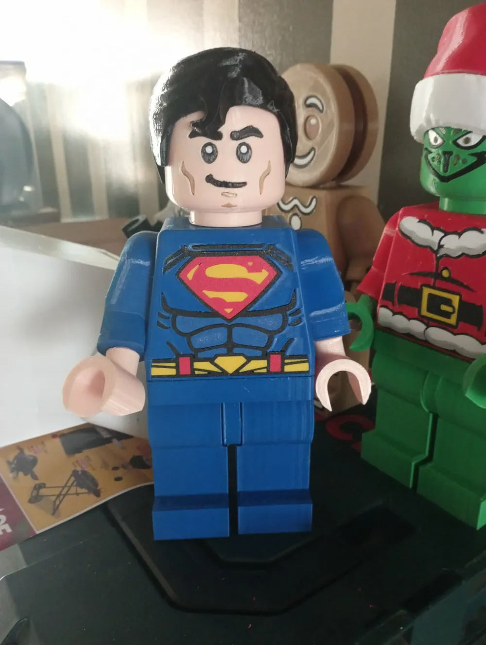 Superman Giant Minifig No AMS - Free 3D Print Model - MakerWorld