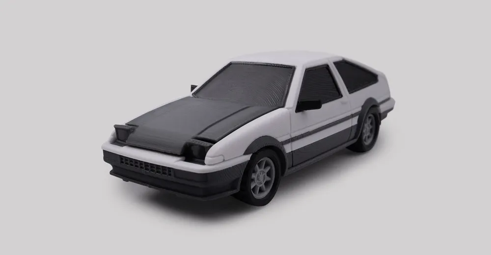 AE86 car model - Free 3D Print Model - MakerWorld