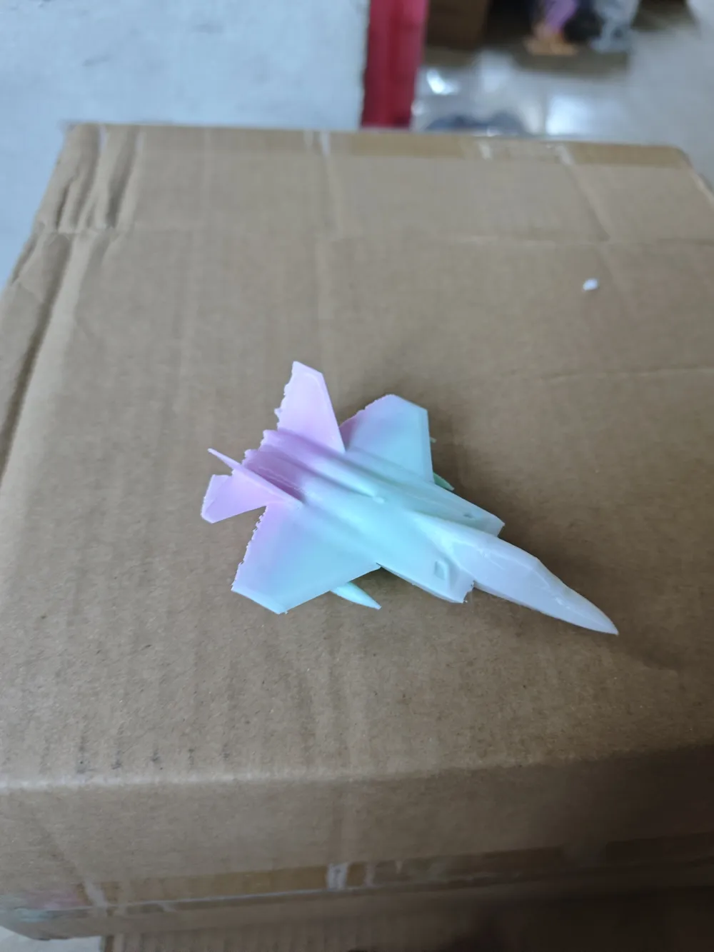 Fighter jet sculpture figure ornament toy decoration Print in Place ...