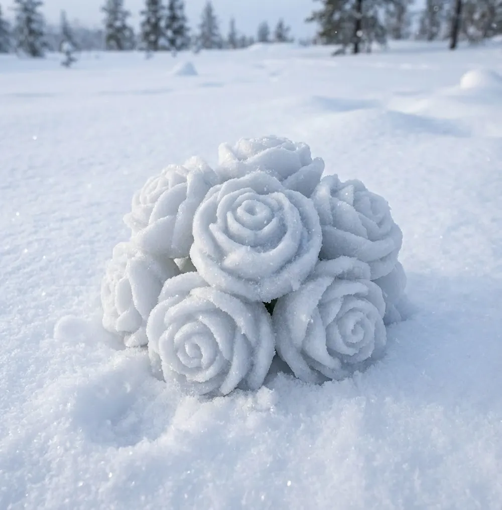 Rose Snowball by Miaowoo~ MakerWorld: Download Free 3D Models