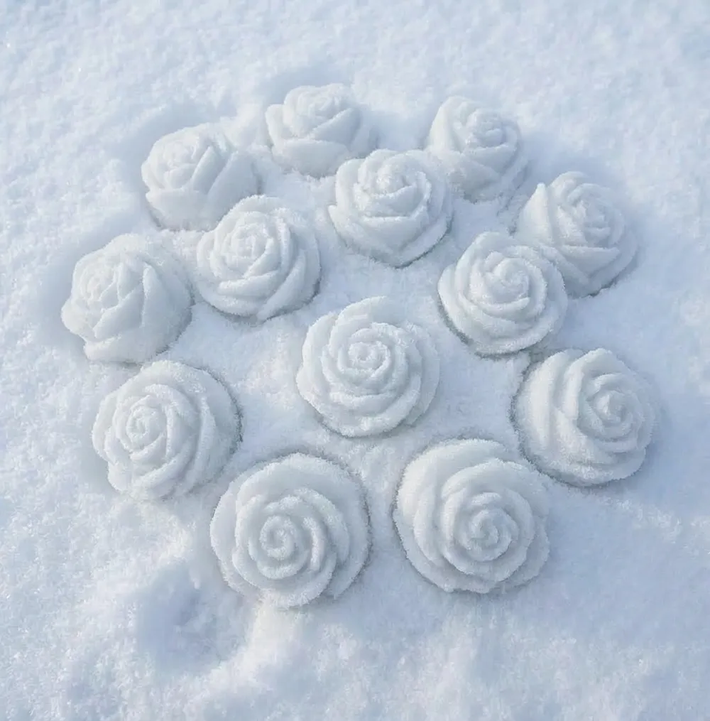 Rose Snowball by Miaowoo~ MakerWorld: Download Free 3D Models