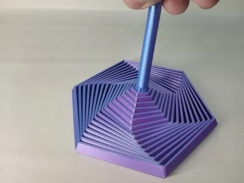 Hexagonal Twist Fidget Toy|Radish Tower - Free 3D Print Model - MakerWorld