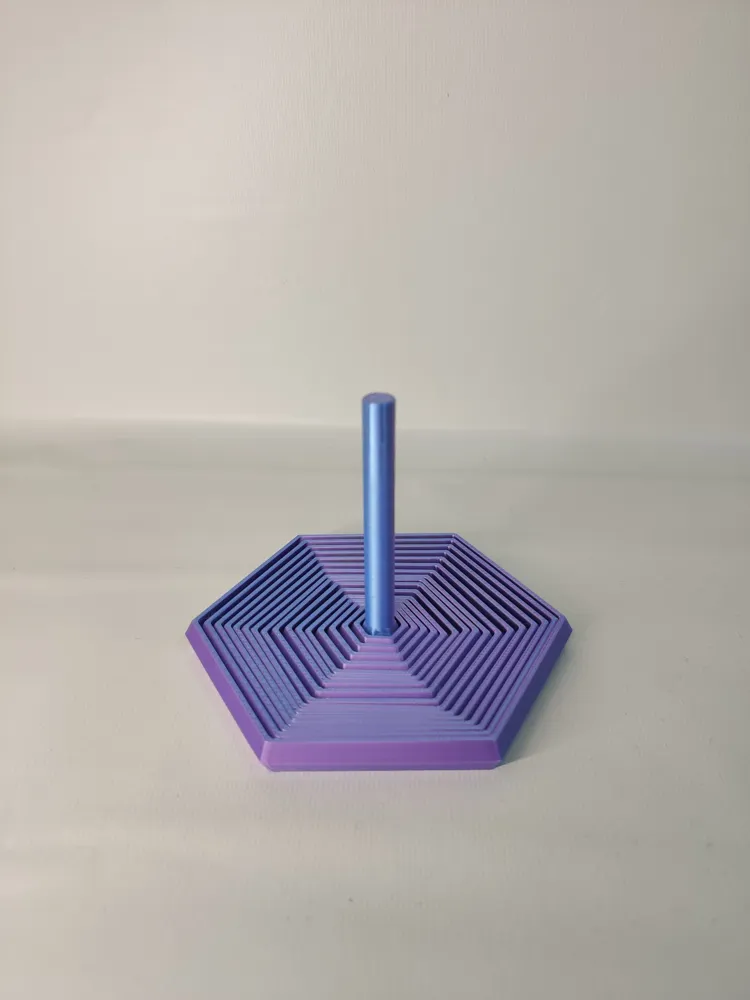 Hexagonal Twist Fidget Toy|Radish Tower - Free 3D Print Model - MakerWorld