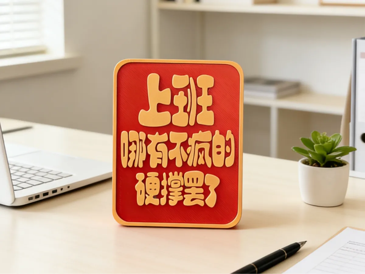 Who isn't crazy at work, just toughing it out. Creative funny desk ...