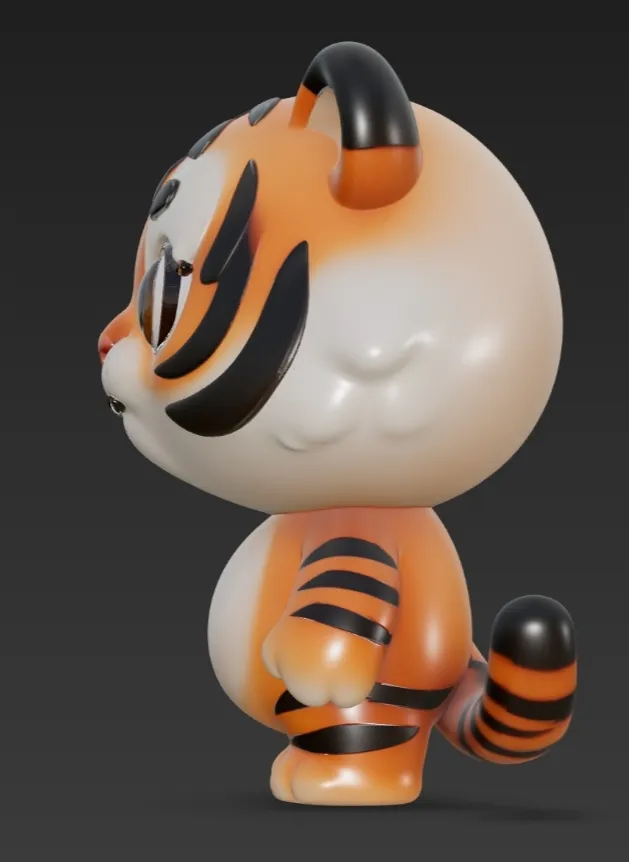 Chibi Tigre by ChibiVerse MakerWorld: Download Free 3D Models