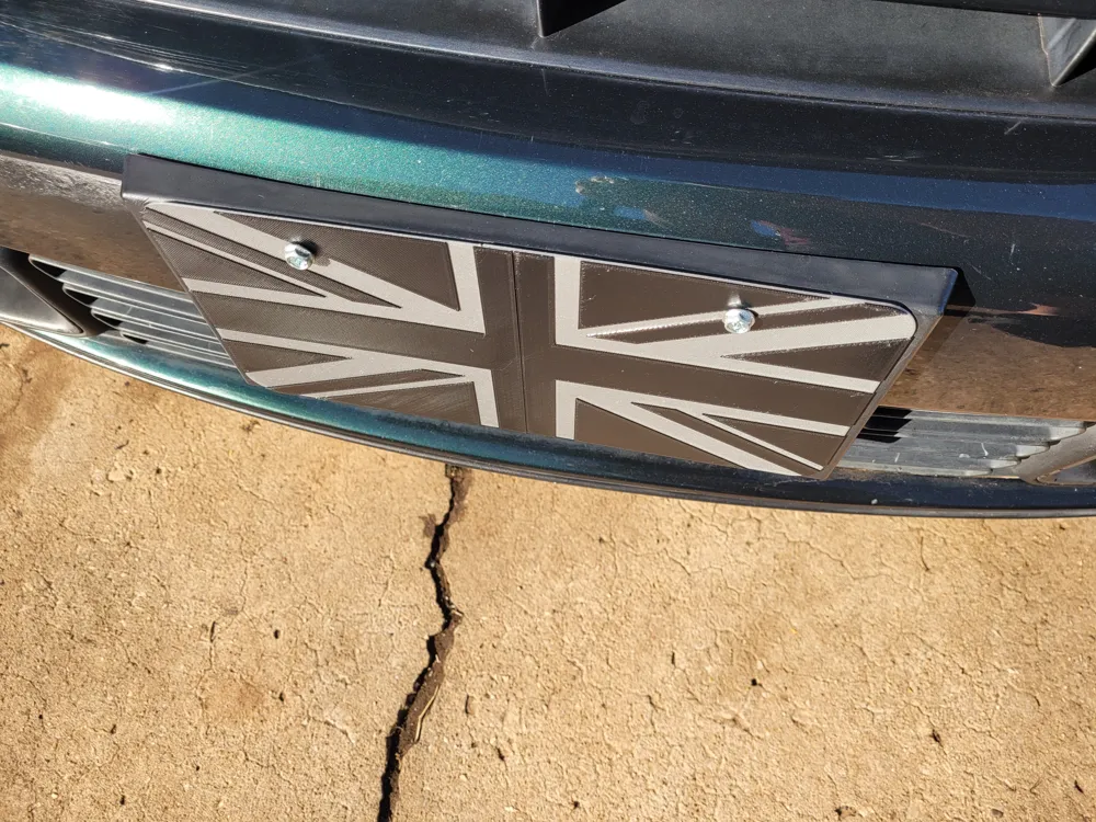 Matrícula decorativa Union Jack UK (tamaño de matrícula de EE. UU ...