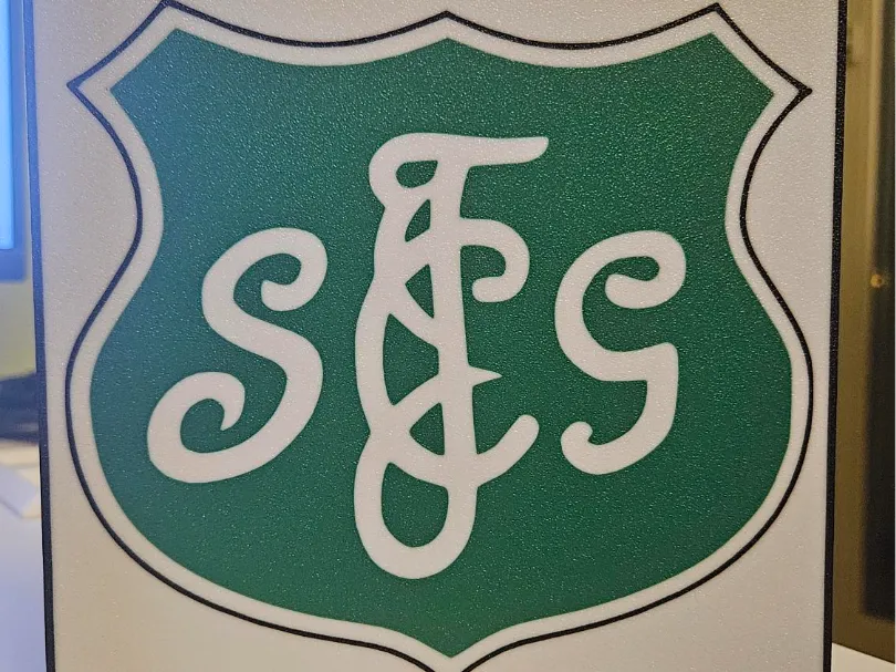 FCSG FC St. Gallen Lightbox with old logo - Free 3D Print Model ...