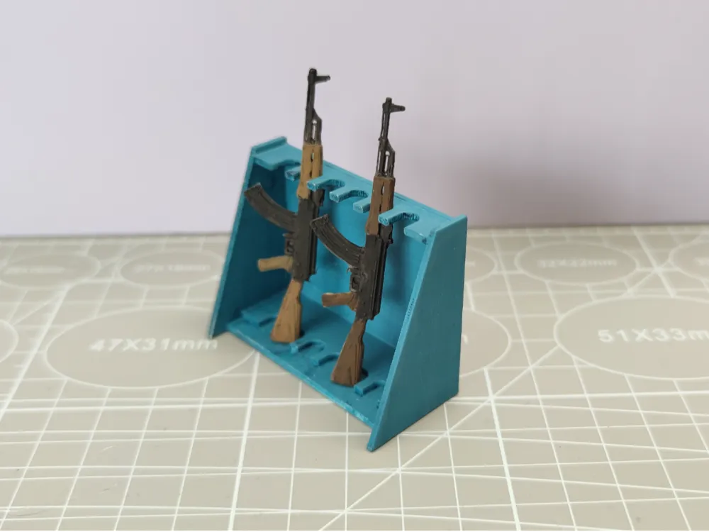 Escape from Tarkov AK gun rack - Free 3D Print Model - MakerWorld