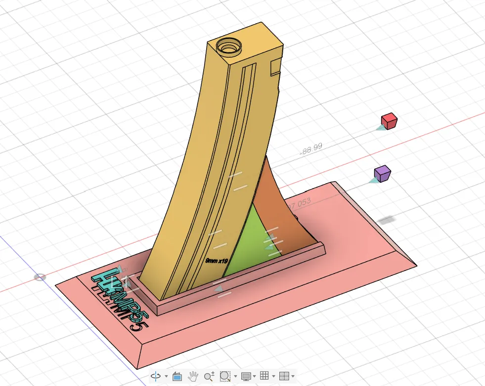 Sijun MP5/5k Stand Modular Universal Display Stand-V1.0 - Free 3D Print ...