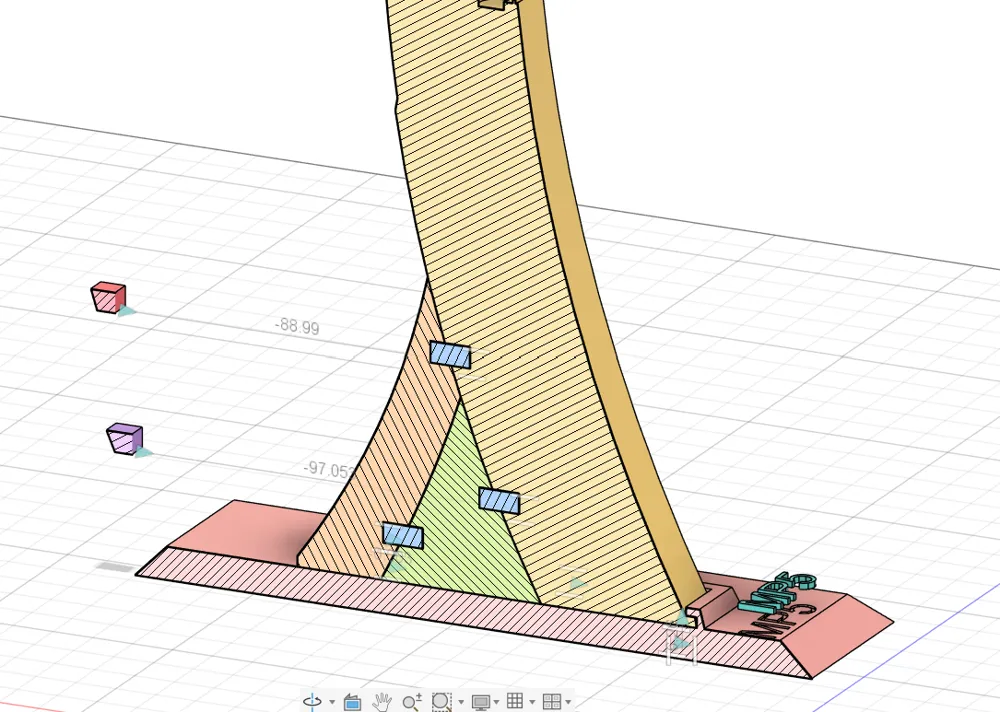 Sijun MP5/5k Stand Modular Universal Display Stand-V1.0 - Free 3D Print ...