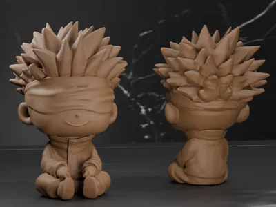 Satoru Gojo - JJK - Chibi Style - Free 3D Print Model - MakerWorld