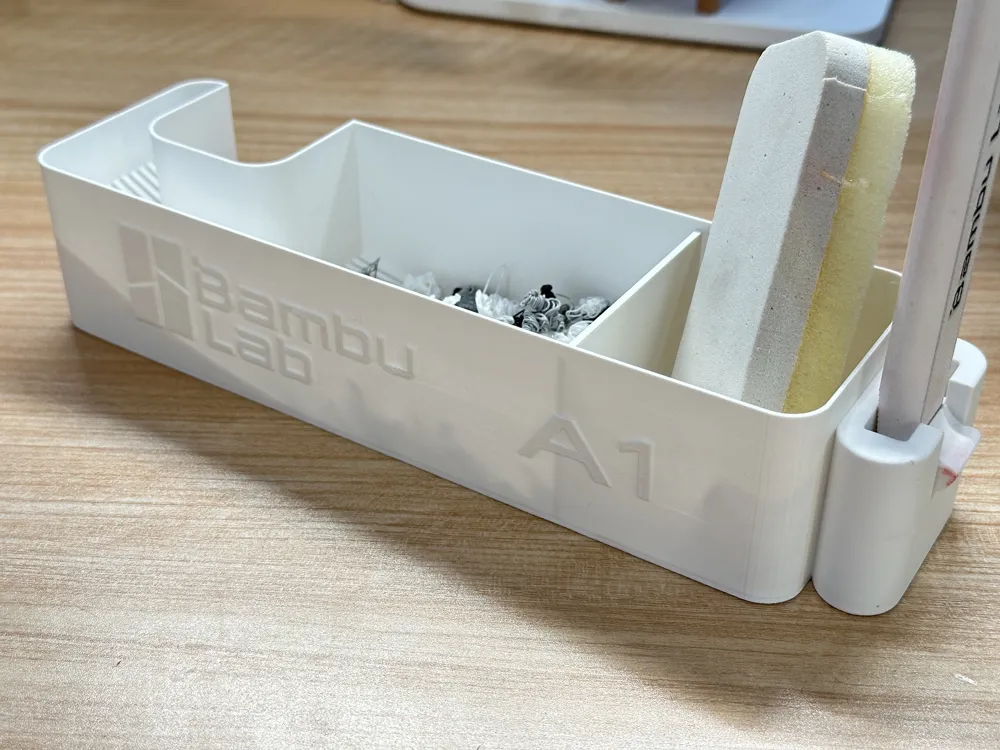 A1 Poop Tool Box (with Scraper Holder) - Free 3D Print Model - MakerWorld