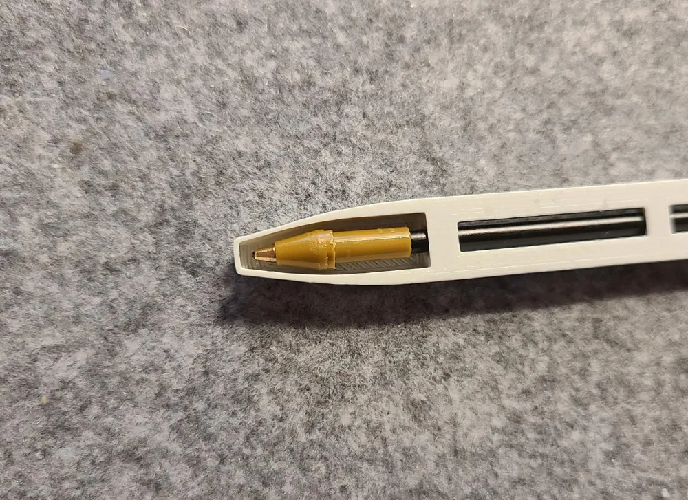 Ultra Thin Pen (Bistable Compliant Mechanism) - Free 3D Print Model ...