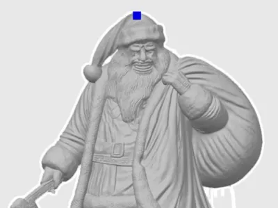 Santa Claus with an axe - Free 3D Print Model - MakerWorld