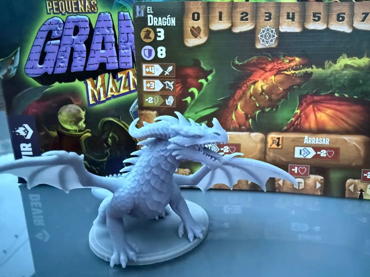 Dragon Miniature "Epic Tiny Dungeons" - Free 3D Print Model - MakerWorld