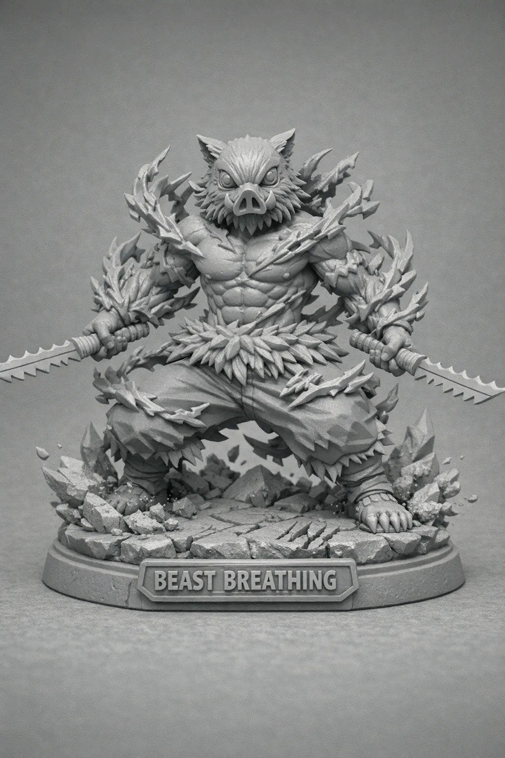 Inosuke Beast form by Lunatic MakerWorld: Download Free 3D Models