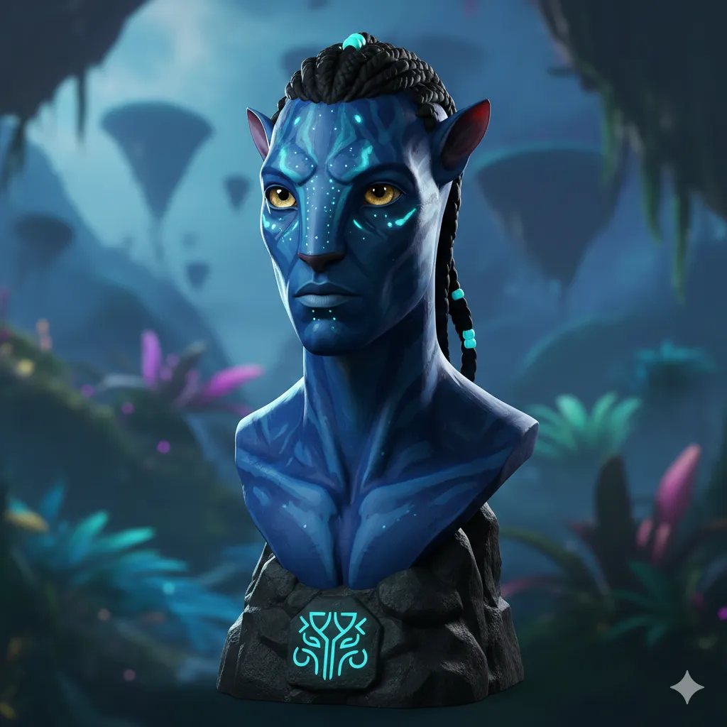 Jake Sully Bust - Avatar Fan Art - Free 3D Print Model - MakerWorld