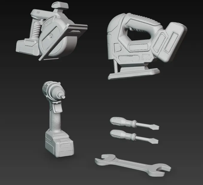 Ultimate Kids' DIY Workshop Printable Toy Tool Set - Free 3D Print ...