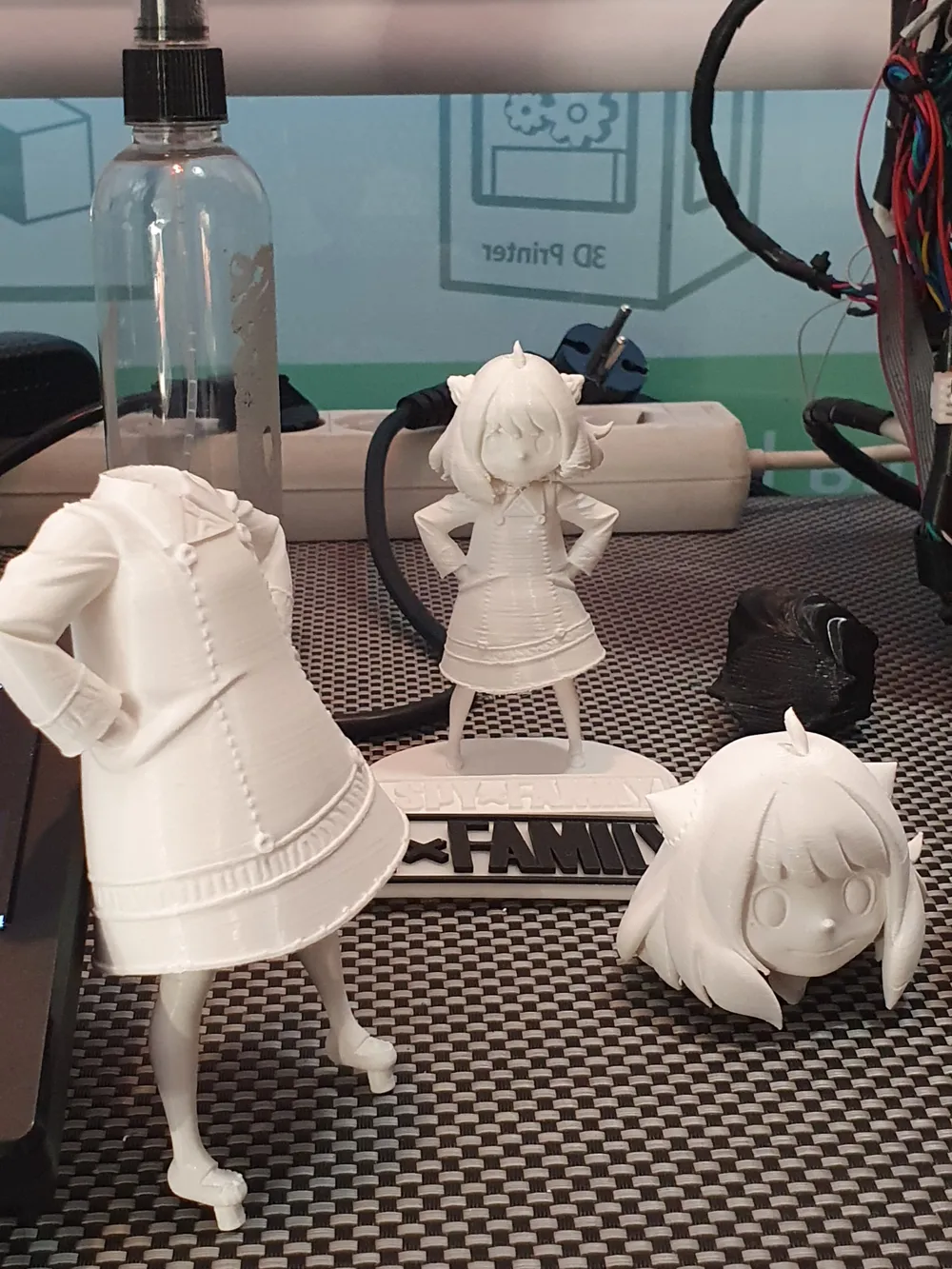 Anya Forger Spy x Family for painting - Free 3D Print Model - MakerWorld