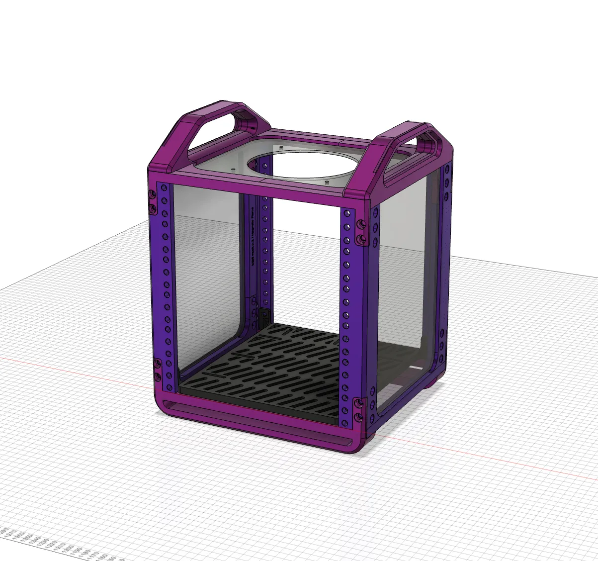 KWS Rack v.2 - Heavy‑Duty 10‑Inch Homelab Rack - Free 3D Print Model ...