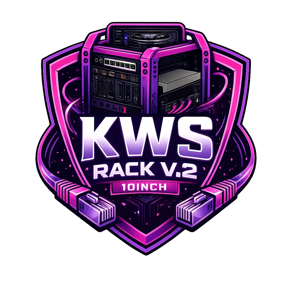 KWS Rack v.2 - Heavy‑Duty 10‑Inch Homelab Rack - Free 3D Print Model ...