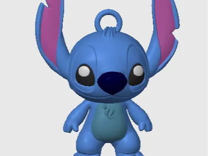 Stitch Keychain - Free 3D Print Model - MakerWorld