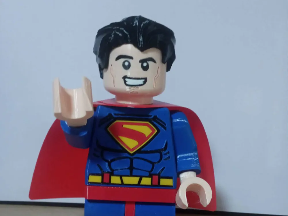 Superman 2025 Giant Minifig - Free 3D Print Model - MakerWorld