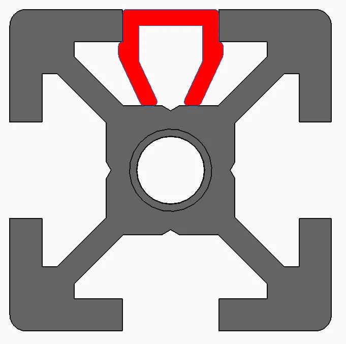 Aluminium Profile 2020 slot cover flat - Free 3D Print Model - MakerWorld