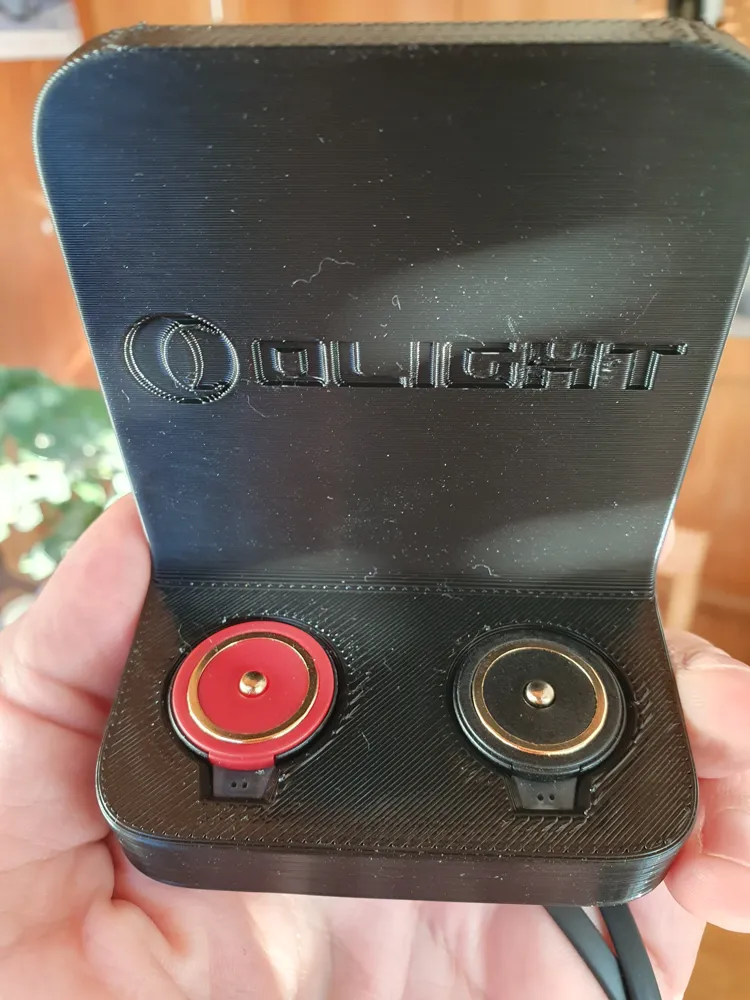 Olight Charger dual Flashlight holder - Free 3D Print Model - MakerWorld
