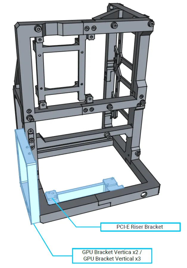 Open Frame PC Case ATX - Free 3D Print Model - MakerWorld