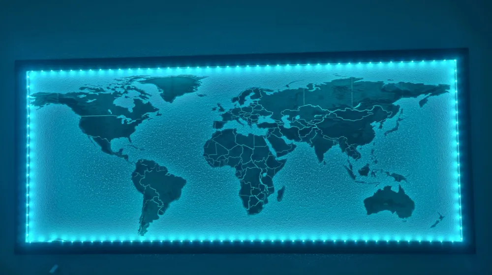 Mapa Topográfico Mundial - Modelo de impresión 3D gratuito - MakerWorld