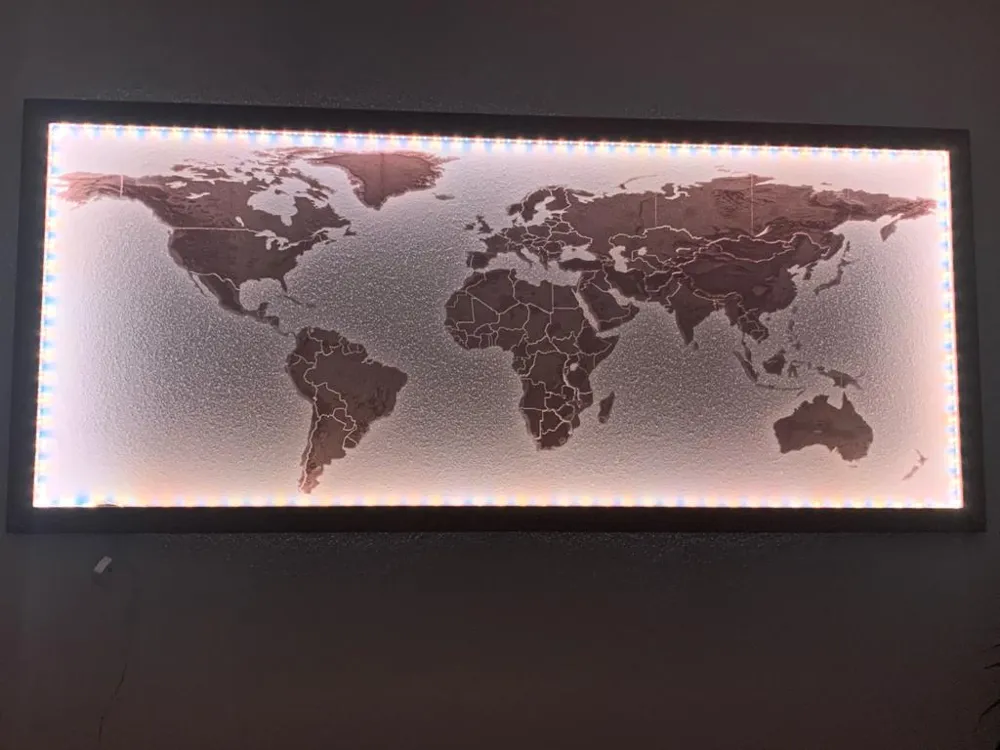 Mapa Topográfico Mundial - Modelo de impresión 3D gratuito - MakerWorld