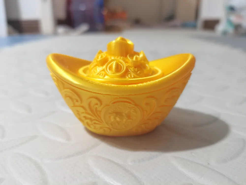 Ornate Carved Sycee Storage Box by user_1616621149 MakerWorld: Download ...
