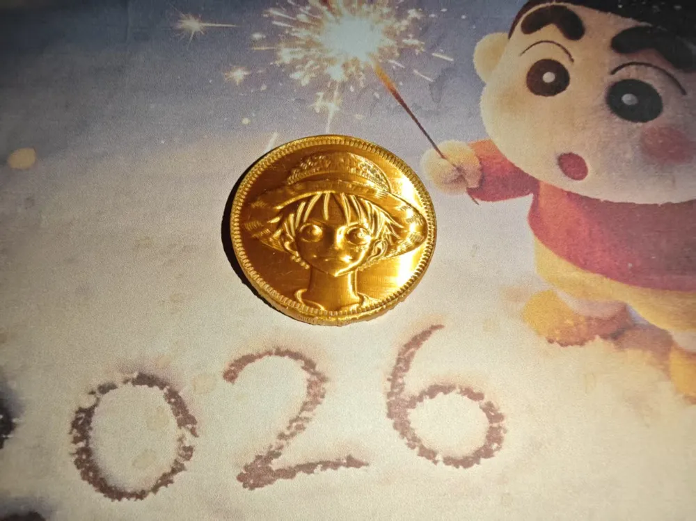 One Piece Series · Luffy Creative Coin - Free 3D Print Model - MakerWorld