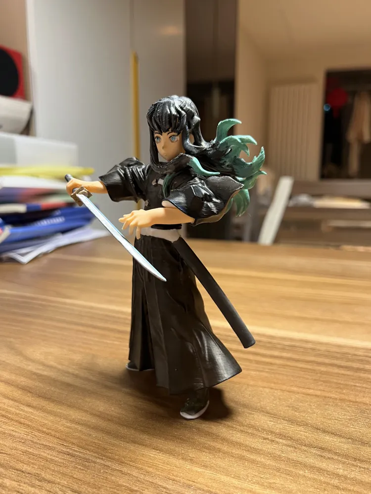 Demon Slayer Tokito Muichiro Mist Breathing - Free 3D Print Model ...