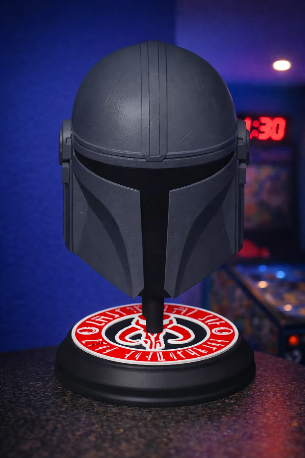 The Mandalorian Helmet AMS Ready Display - Free 3D Print Model - MakerWorld