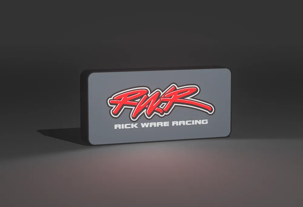 Nascar Rick Ware Racing - Lightbox - Free 3D Print Model - MakerWorld