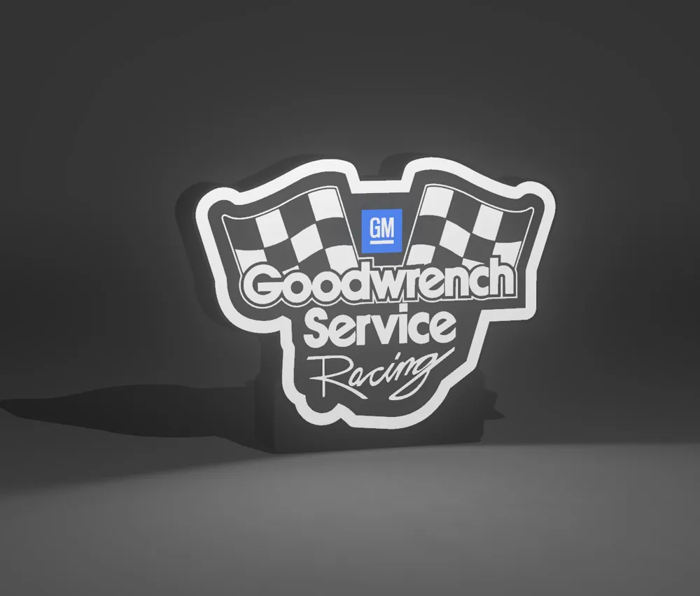 Nascar Goodwrench Service Racing - Lightbox - Free 3D Print Model ...