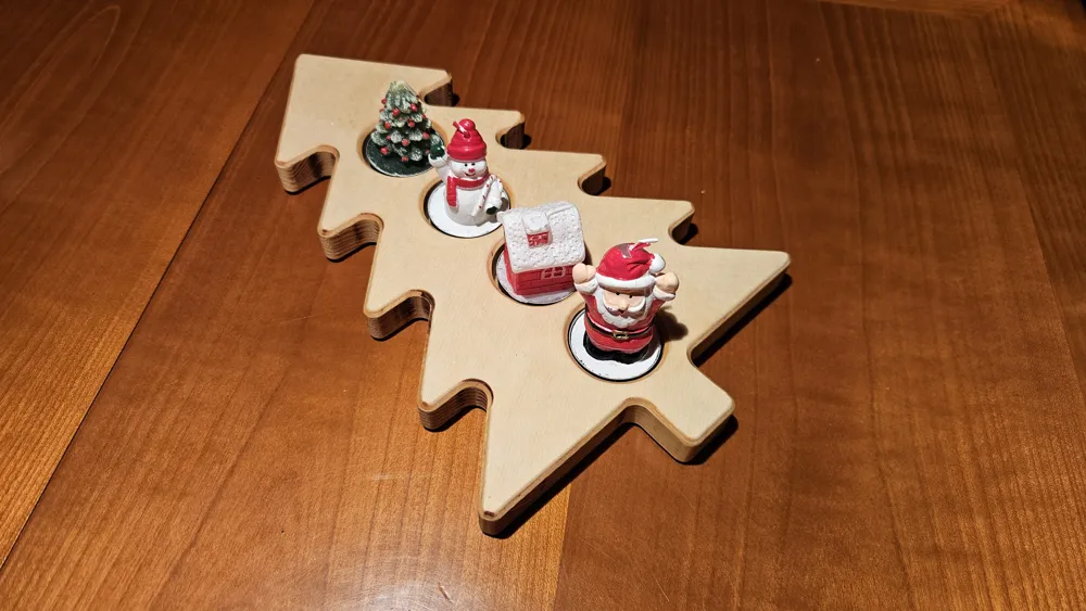 Christmas Tree Router Template Tealight Holder by Gxrkensalat ...