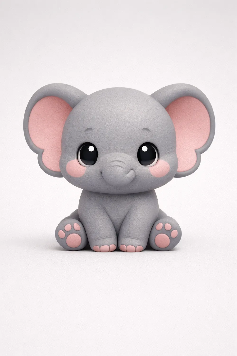 Cute Sitting Elephant (High Res) by HogSpit MakerWorld: Download Free ...