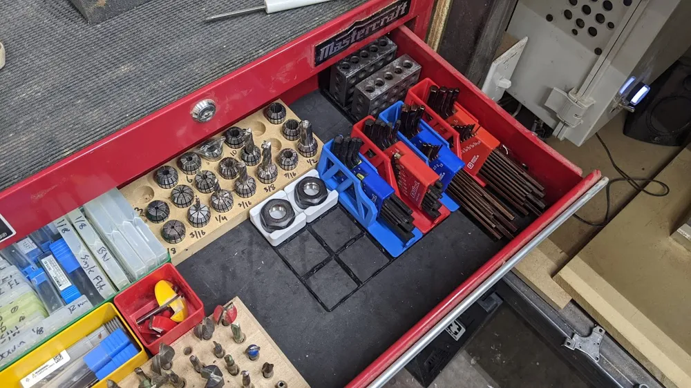 Gridfinity Hex Allen Key Set Vertical Holders by jahnj0584 MakerWorld ...