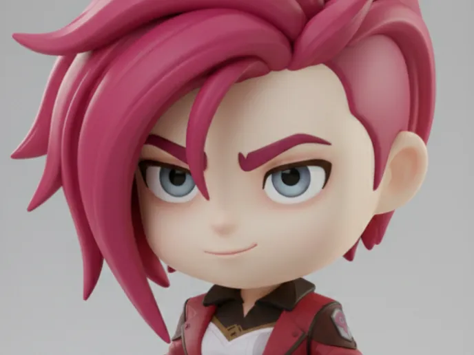 Vi Chibi (Arcane - LoL) - Free 3D Print Model - MakerWorld