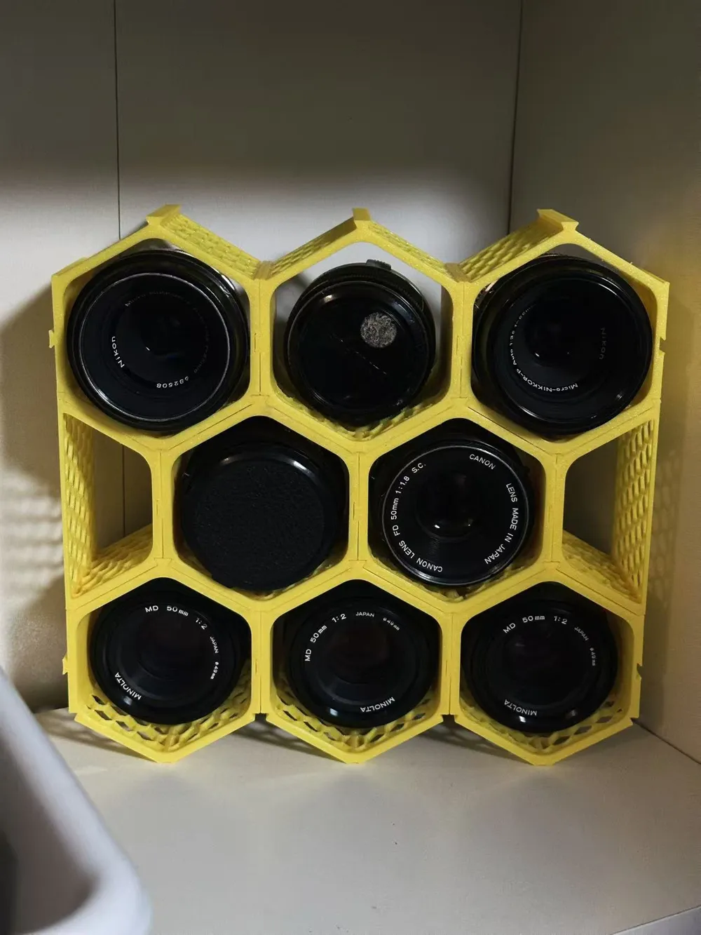 Material-saving & Infinitely Modular Lens Storage Rack by liuhaier ...