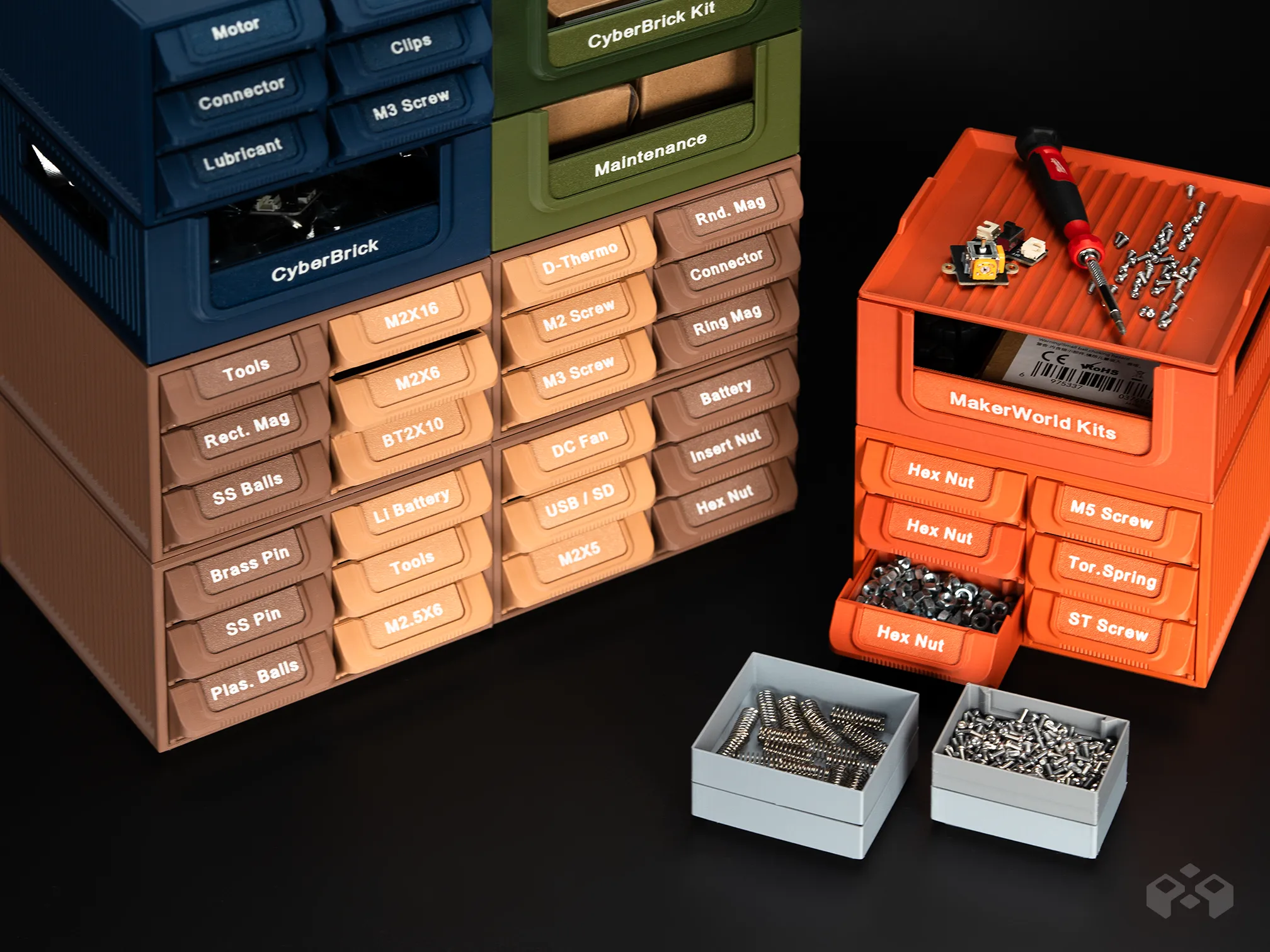 Stackable Storage Box Workstation System - Free 3D Print Model - MakerWorld