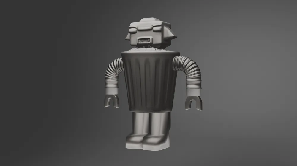 Garbage-Bot by ForgeCraft3D MakerWorld: Download Free 3D Models