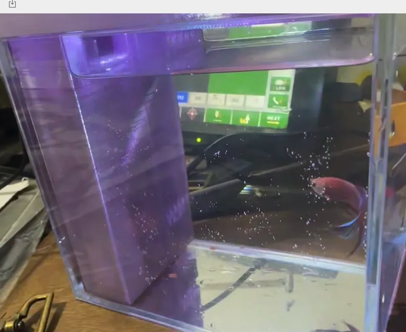 15*11*13 mini small back filter! You can choose not to print the tank ...