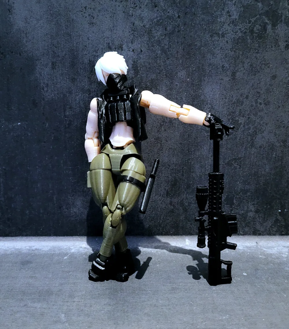 Dummy 13 Mercenary Team - The Sniper - Free 3D Print Model - MakerWorld